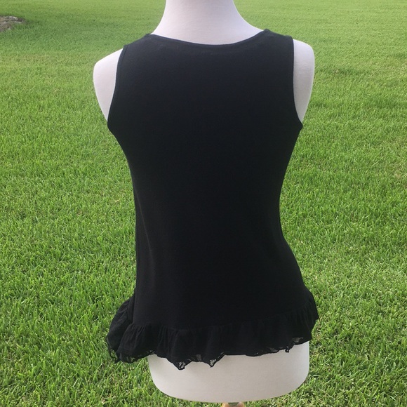 art class | Shirts & Tops | Girls Black Tank W Ruffle Bottom | Poshmark